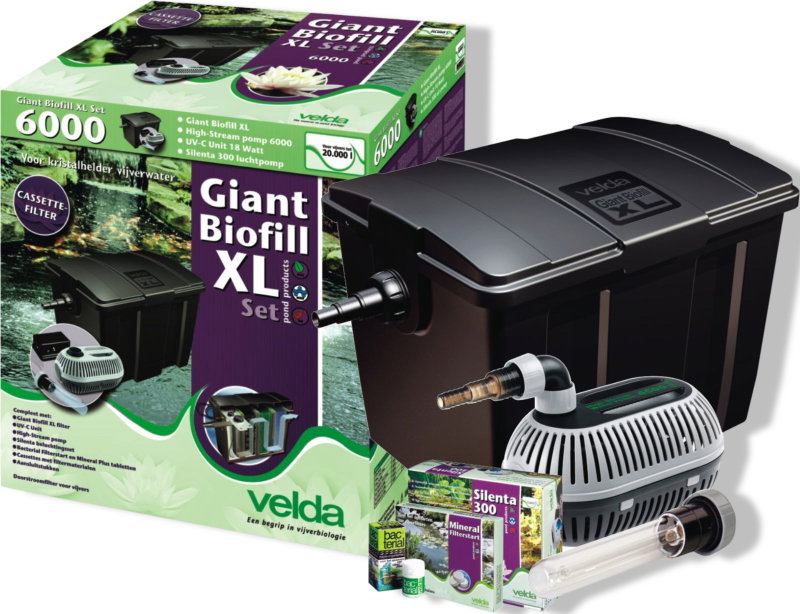 Giant Biofill XL Set 6000 - Velda - | HomeDeco.nl