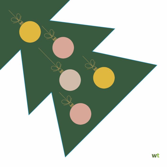 Servetten 3D Silhouettes - Xmas kerst Tree Duni