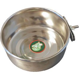 Edelstahl Hundenapf 15 cm mit Schraubhalter Gebr. de Boon