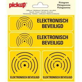 Piktogramm 15 x 15 cm 4 auf 1 Sticker Carex Pickup