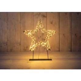 3d stern auf basis metall 800led ip44 trafo mit timer und dimmer 36x3 ...