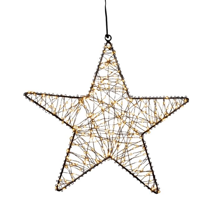 Stern Metall 300 LED 36 cm klassisch warm Anna's Collection